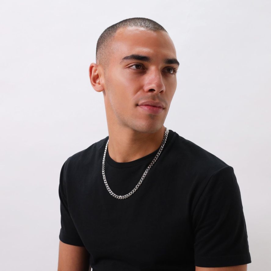 Sterling Silver 7.3mm Heavy Curb Chain | Lengths 18" to 30" Inch