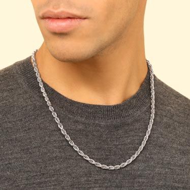 Mens Chains, Sterling Silver Chains For Men – TheChainHut