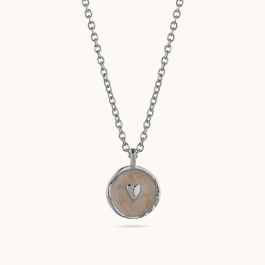 Sterling Silver Enamel Heart Necklace | The Chain Hut